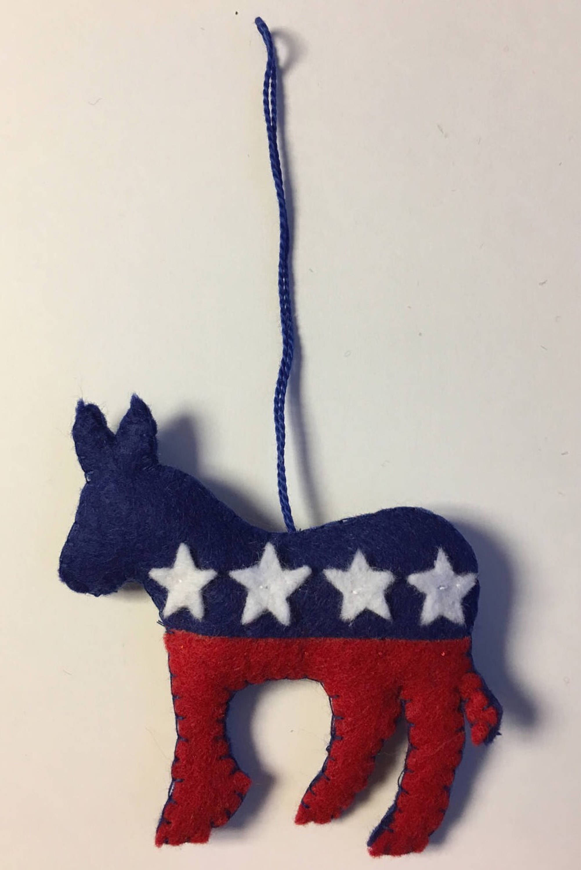 Democrat Ornament * Donkey * Felt * Cute & Collectible * Patriotic ...