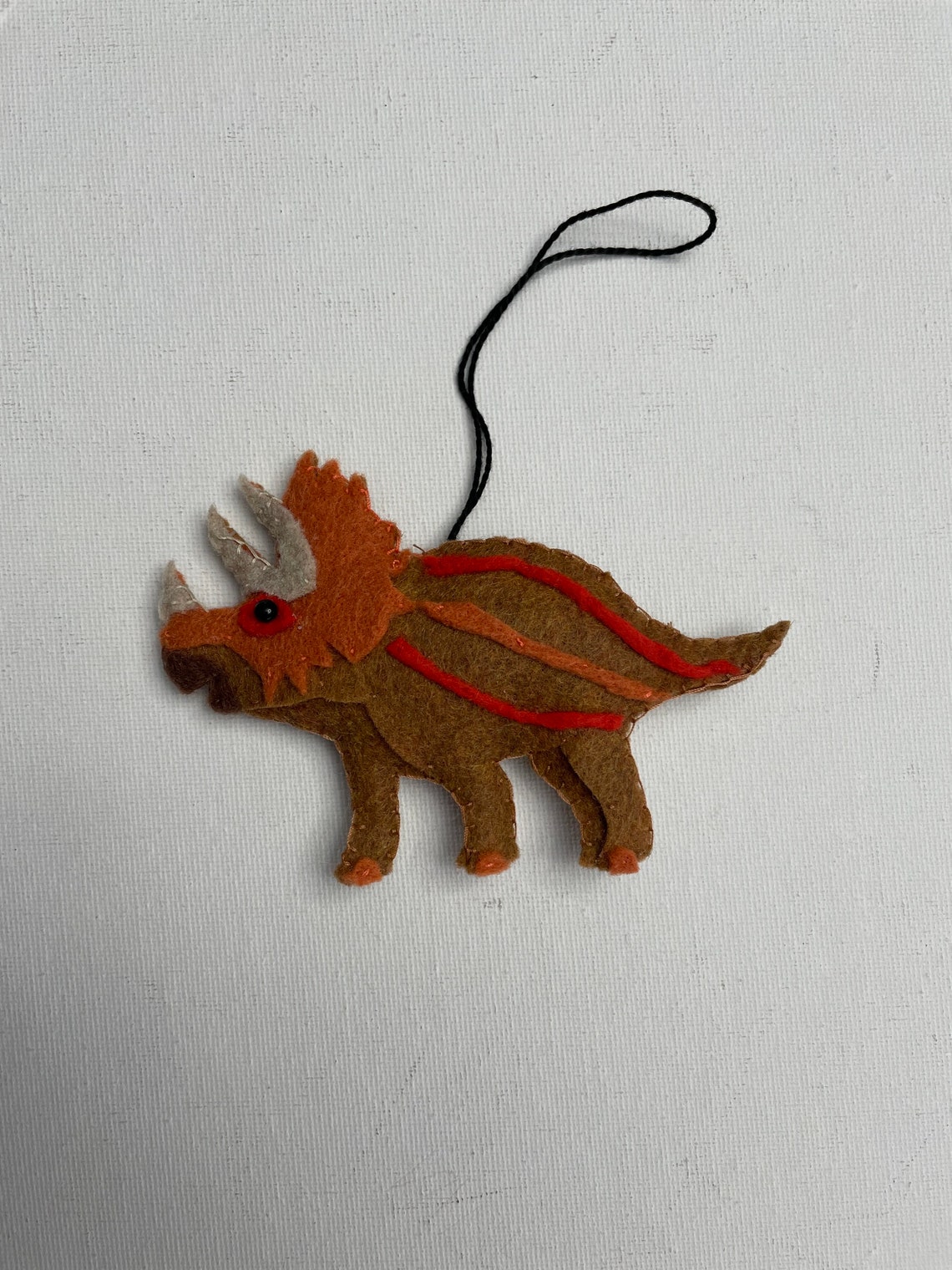 Triceratops Ornament * Three Horned Dinosaur * Herbivore * Prehistoric ...