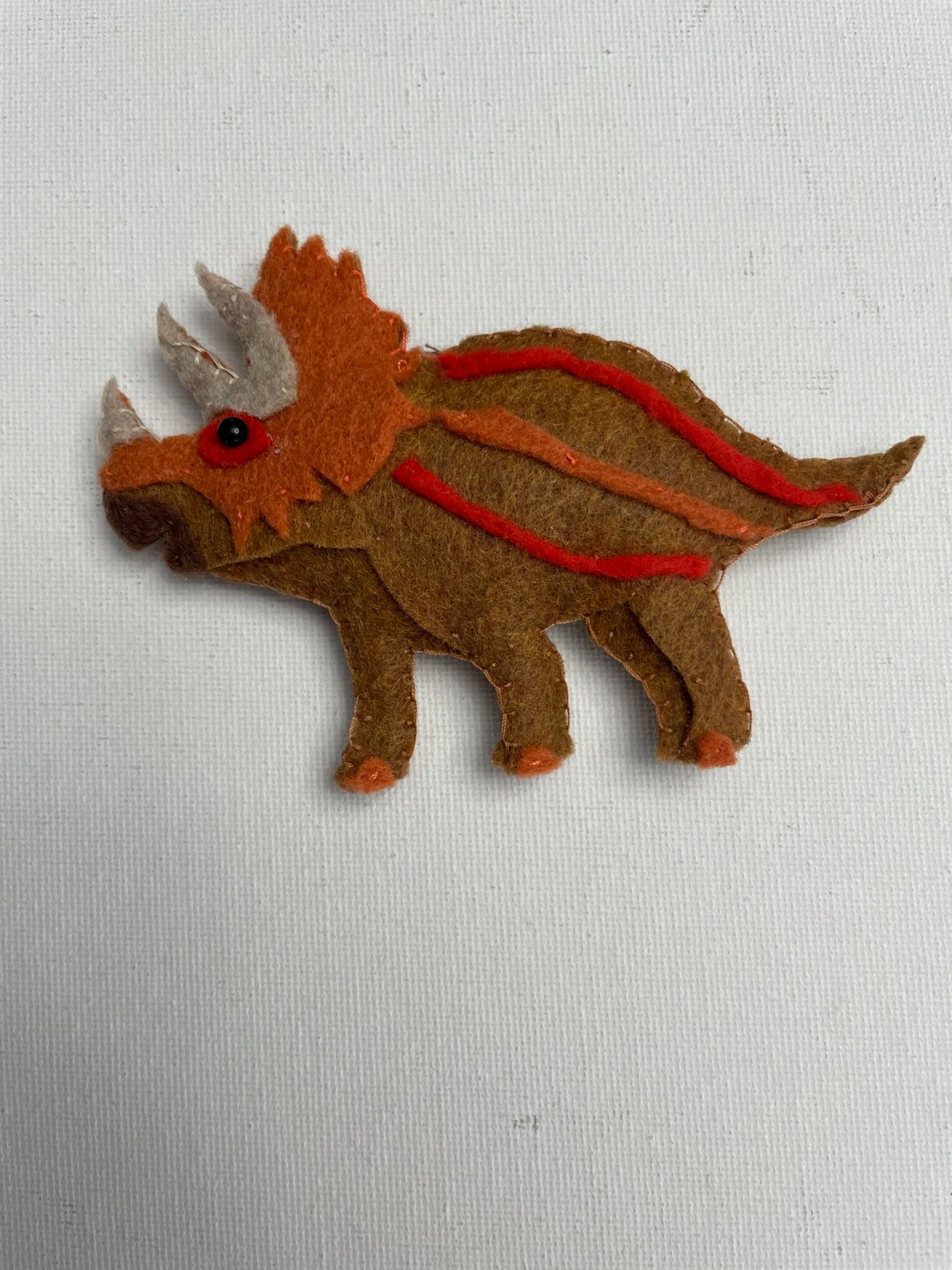 Triceratops Ornament Three Horned Dinosaur Herbivore Prehistoric Dino ...