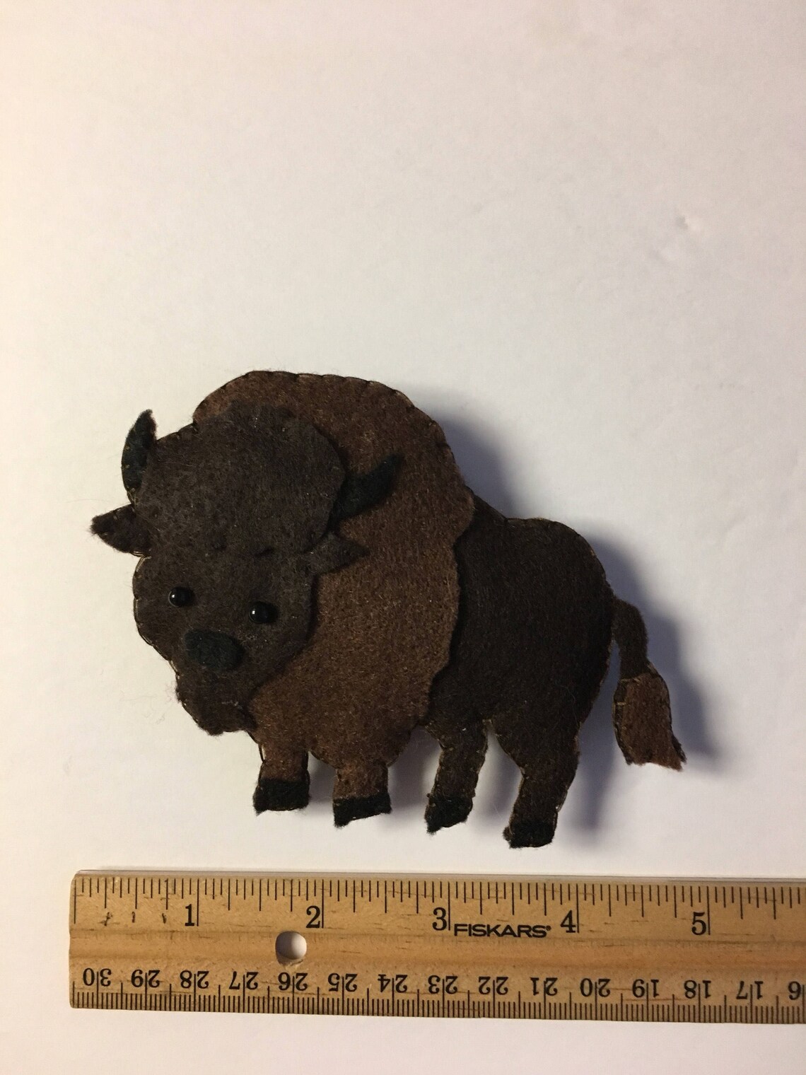 Bison Ornament Buffalo Ornament Felt Wild West Animal - Etsy