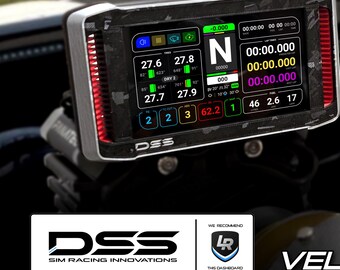 4in DDU Speed | Mini Sim Racing Dashboard Display With Mount Options - Etsy