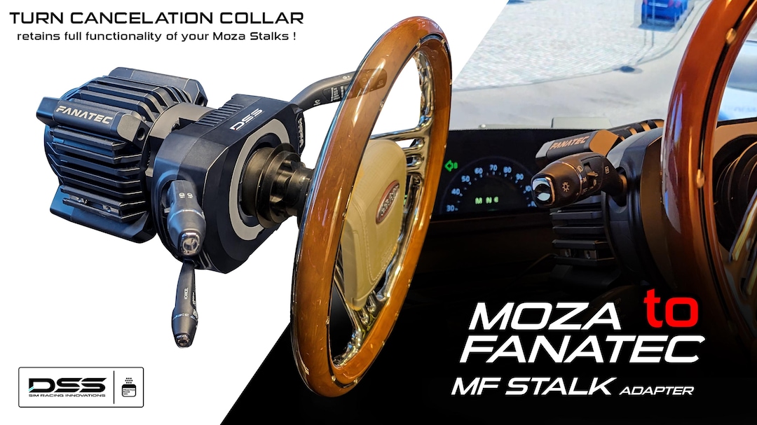 Moza Multi Function Stalk Adapter ! Works on Most FANATEC Wheel Bases ...