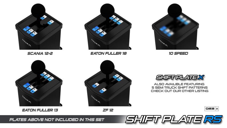 Shift Plate RS | Interchangeable 6-speed Dogleg Shift Plates for Moza ...