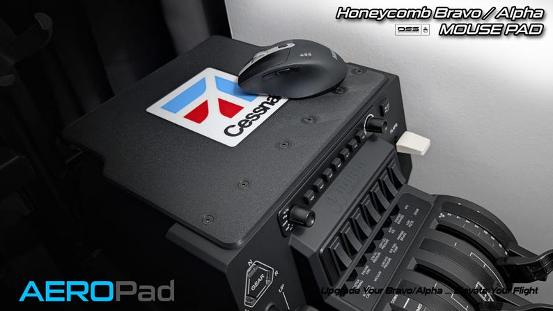Honeycomb Alpha Bravo Mouse Pad: Flight Simulator Cockpit Accessory - Etsy
