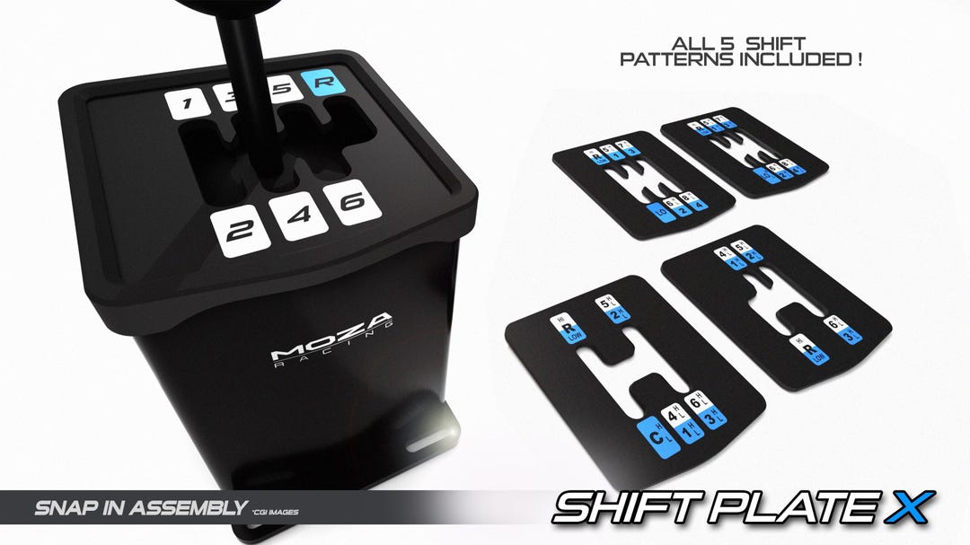 Shiftplate X Mod | Interchangeable Truck Shift Pattern Plates for Moza ...