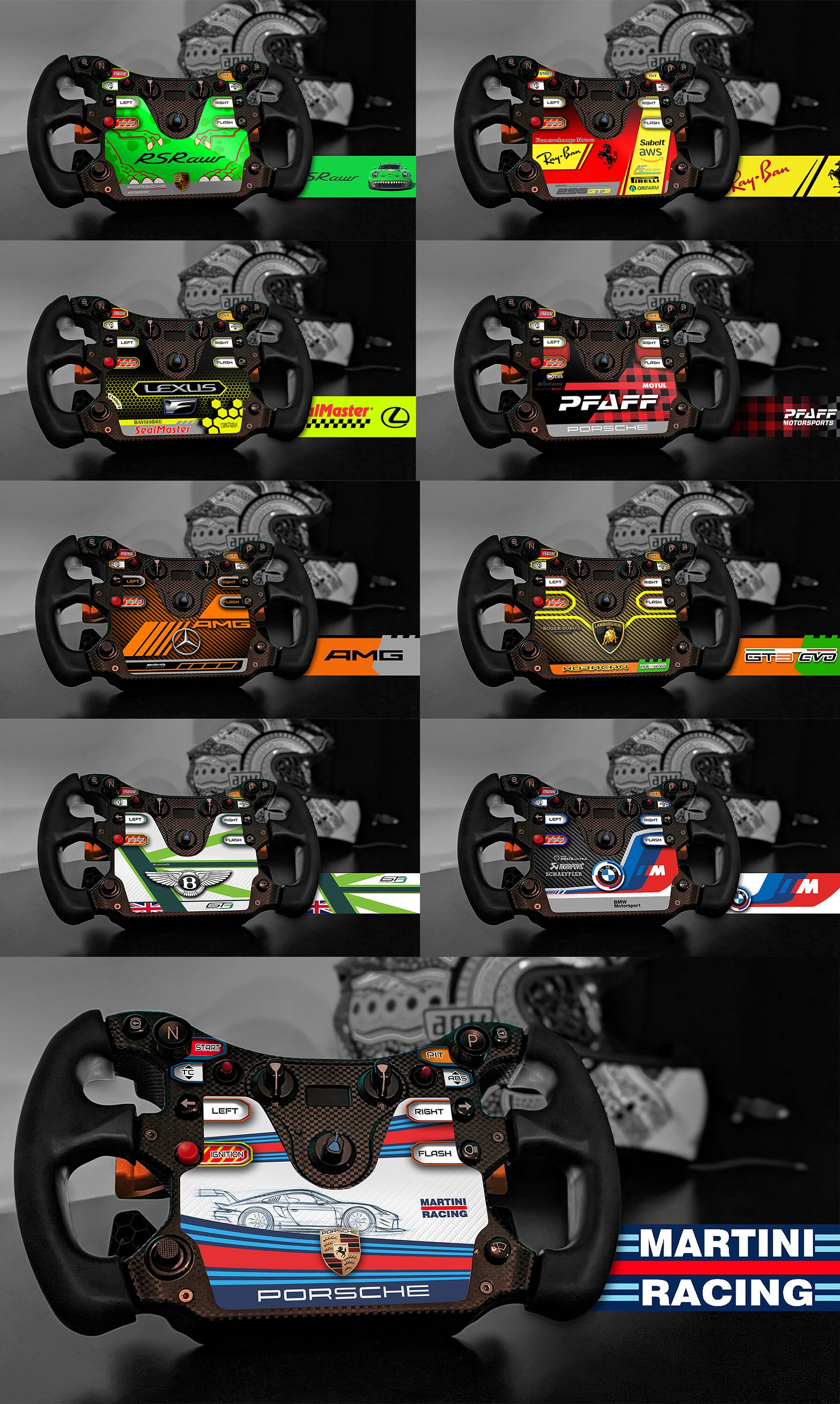 FANATEC GT3 Wheel Decal Lamborghini HURACAN Evo Racing - Etsy Canada