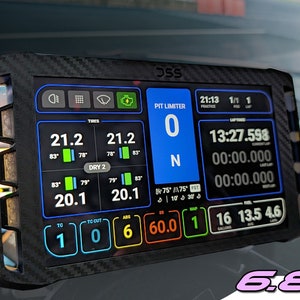 7in DDU APEX7 | Real Race Car SCALE !!! Dashboard Display for Sim ...