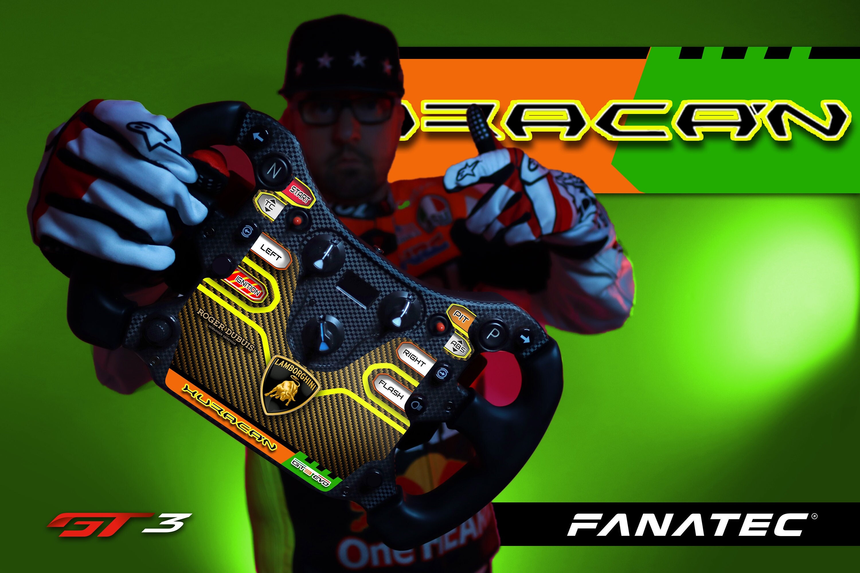 FANATEC GT3 Wheel Decal Lamborghini HURACAN Evo Racing - Etsy Australia