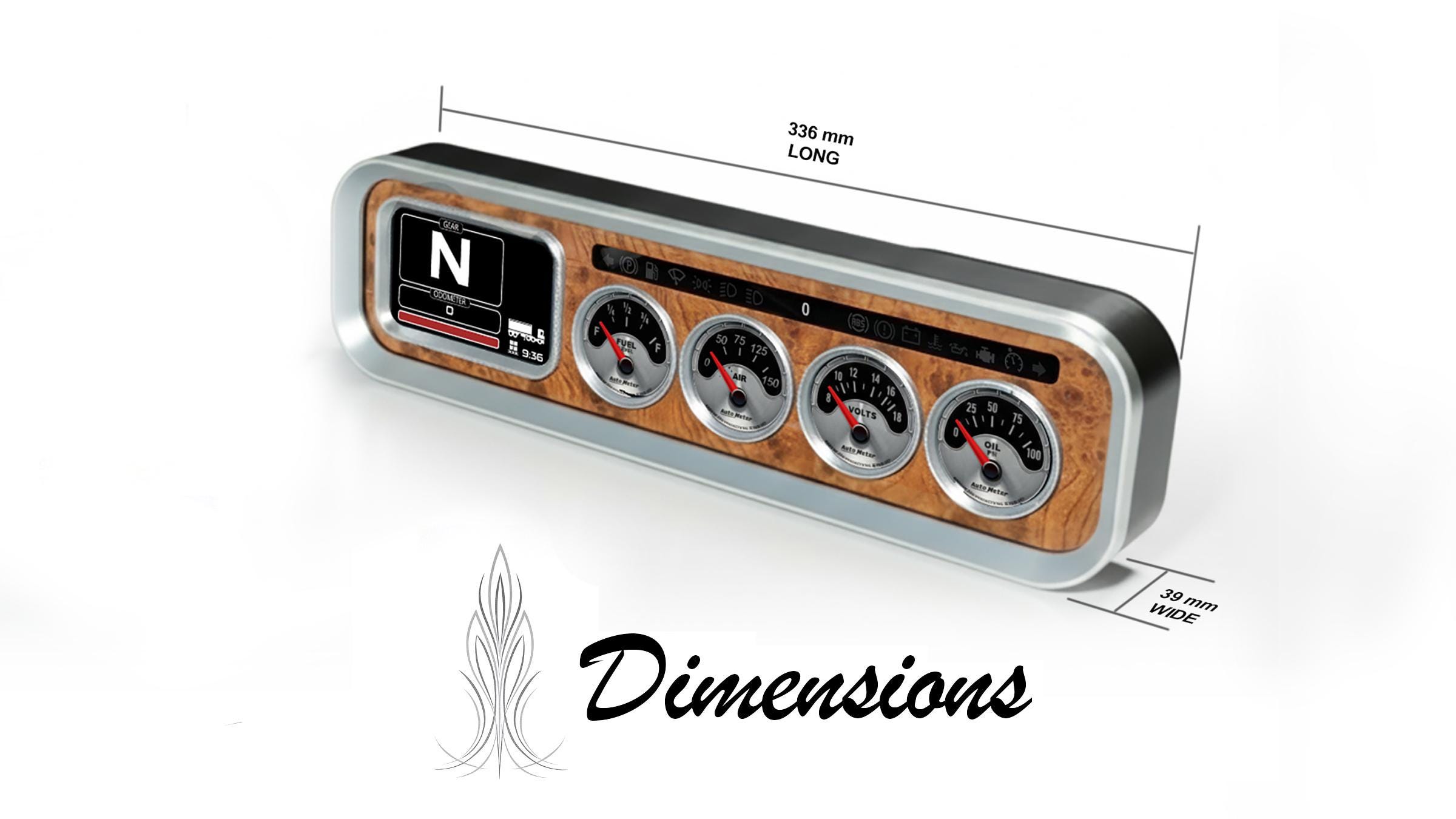Sim Truck Gauge Display | HD Touch Screen Dashboard for ATS ETS2 - Etsy