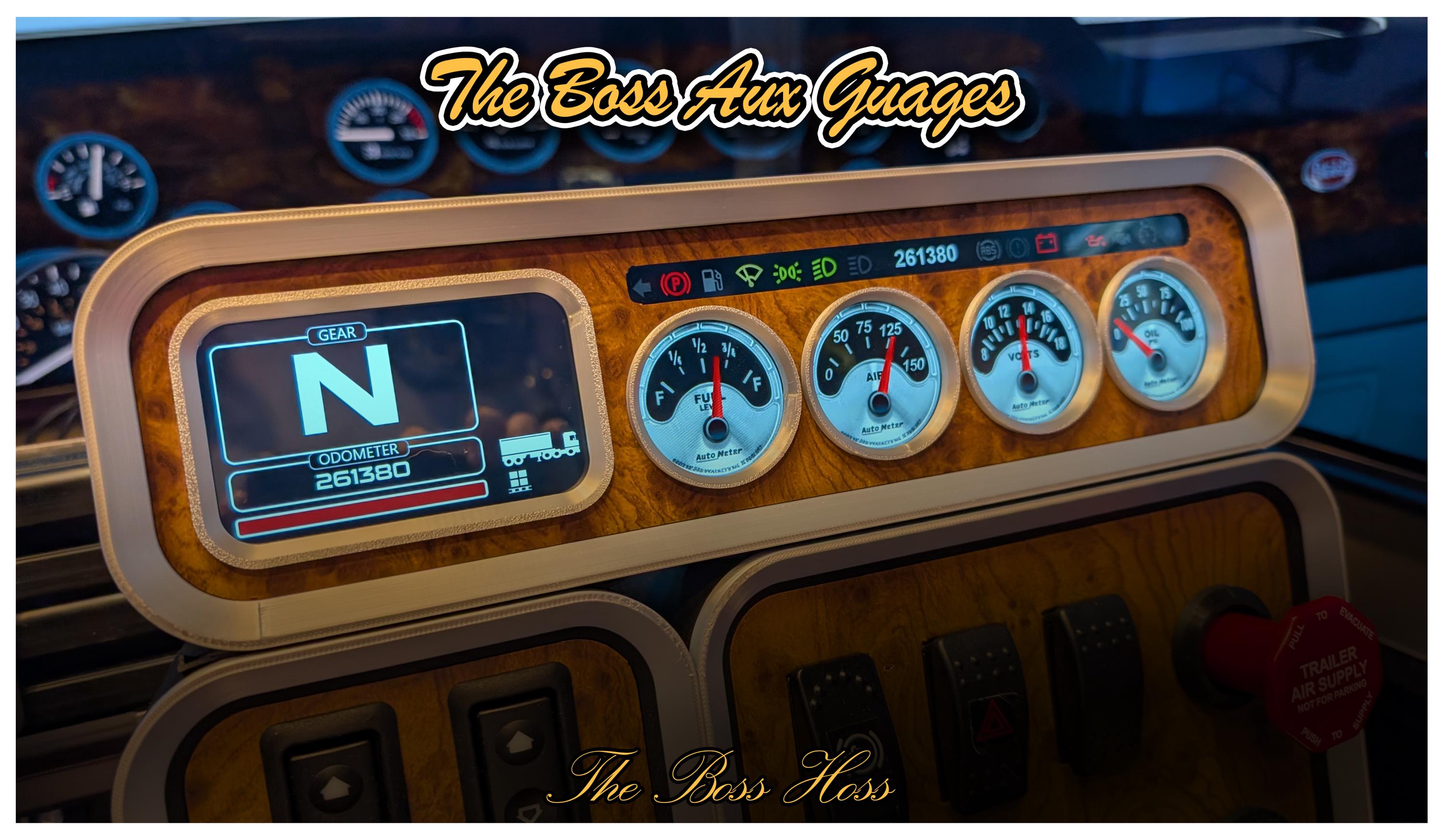 Sim Truck Gauge Display | HD Touch Screen Dashboard for ATS ETS2 - Etsy