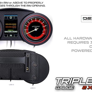 Sim Racing Dashboard DDU: Triple Screen Touchscreen Gauge - Etsy