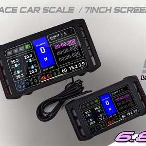 7in DDU APEX7 | Real Race Car SCALE !!! Dashboard Display for Sim ...