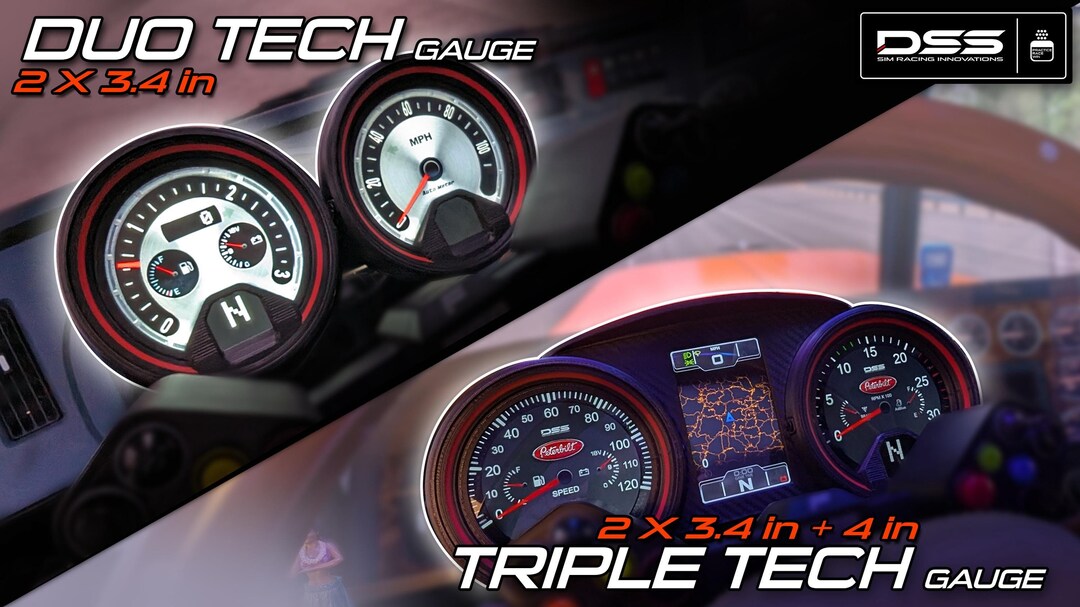 Buy The DASH Sim Racing Dashboard DDU Dual or Triple Dash Multiple ...