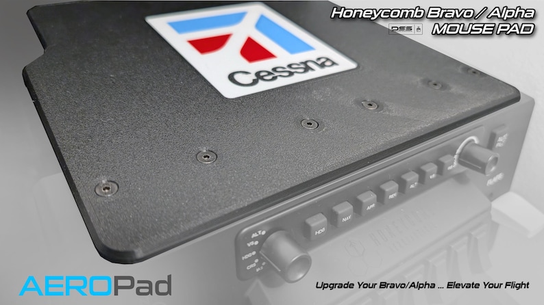 Honeycomb Alpha Bravo Mouse Pad: Flight Simulator Cockpit Accessory - Etsy