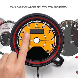 3.4" Round Sim Racing DDU: Touchscreen Multi-gauge Display - Etsy