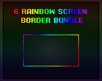 Rainbow Border | Etsy