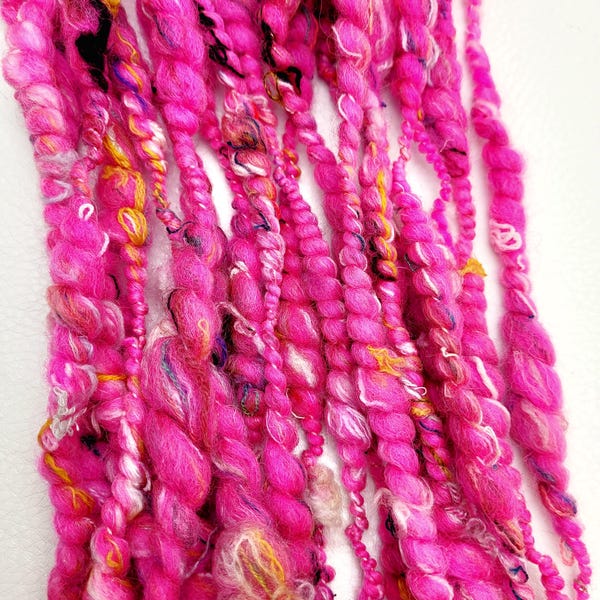 Hot Pink Yarn - Etsy