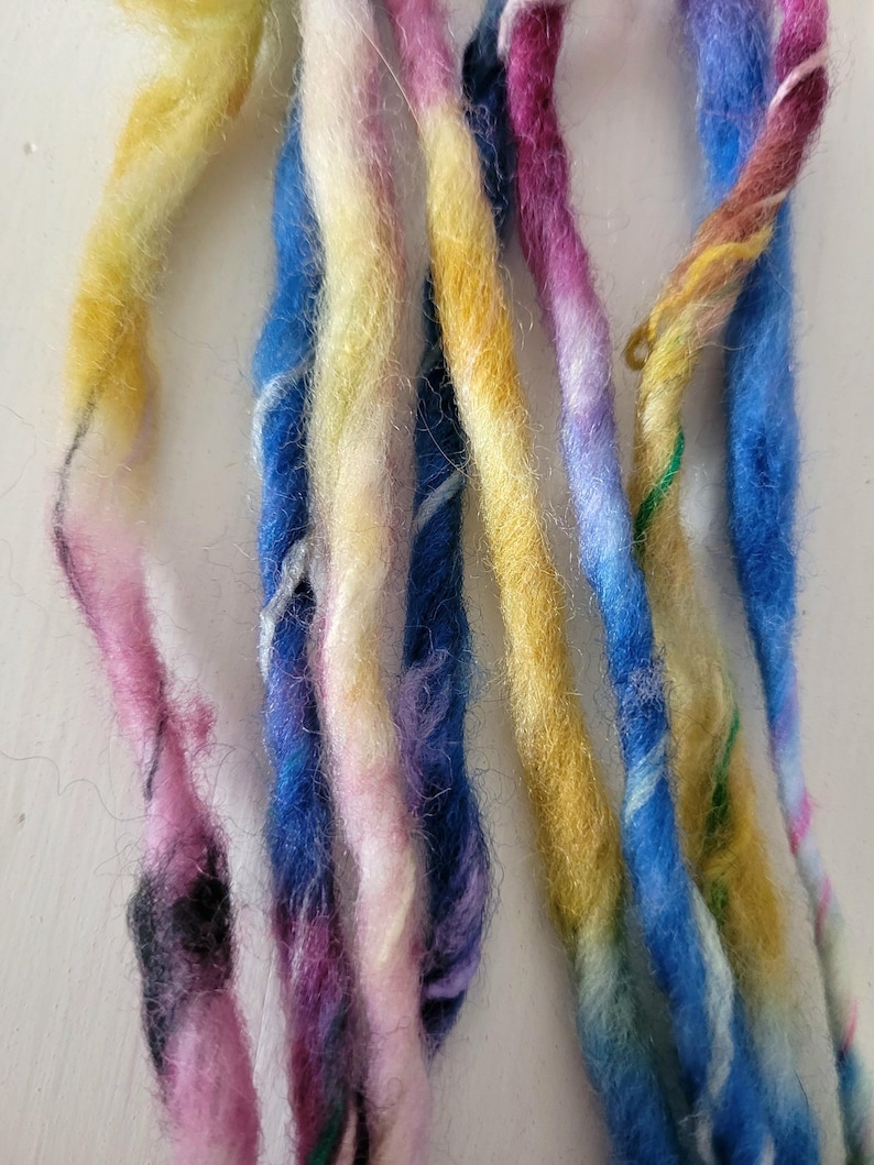 Autumn Hand Spun Art Yarn: Thick & Thin Slubs, Jumbo Coils - Etsy