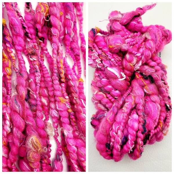 Hot Pink Yarn - Etsy