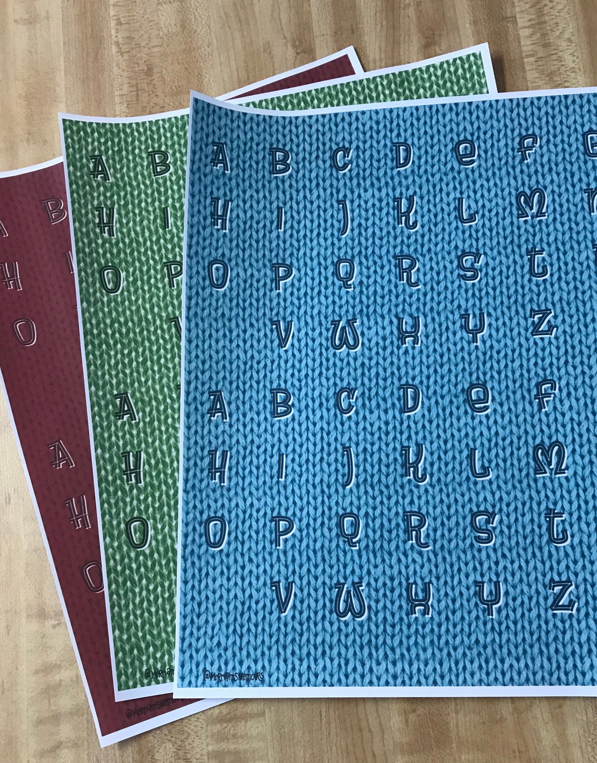 Holly Jolly Knit Alpha - Etsy