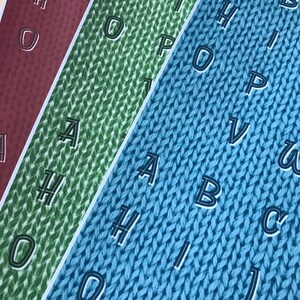 Holly Jolly Knit Alpha - Etsy