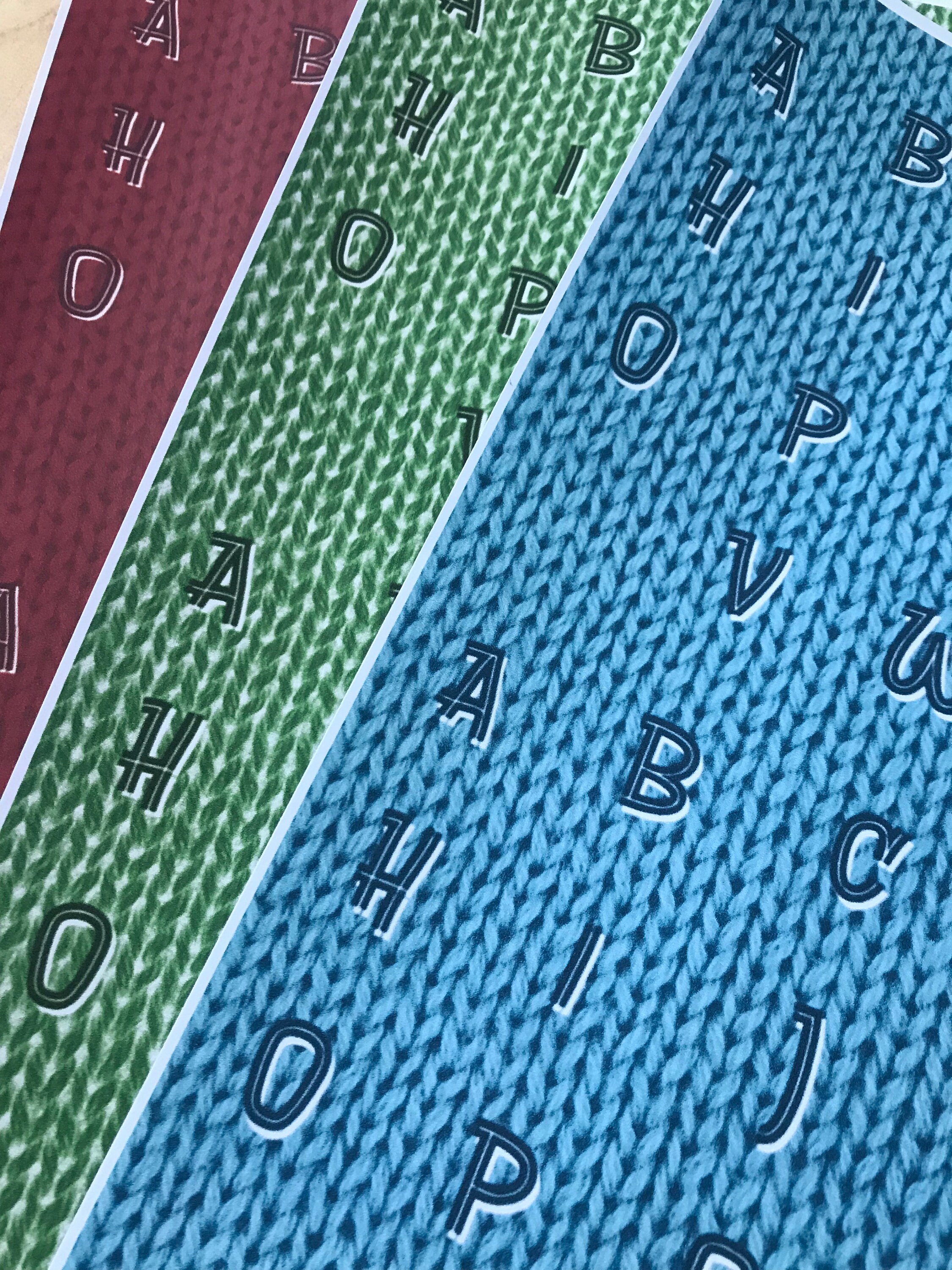 Holly Jolly Knit Alpha - Etsy