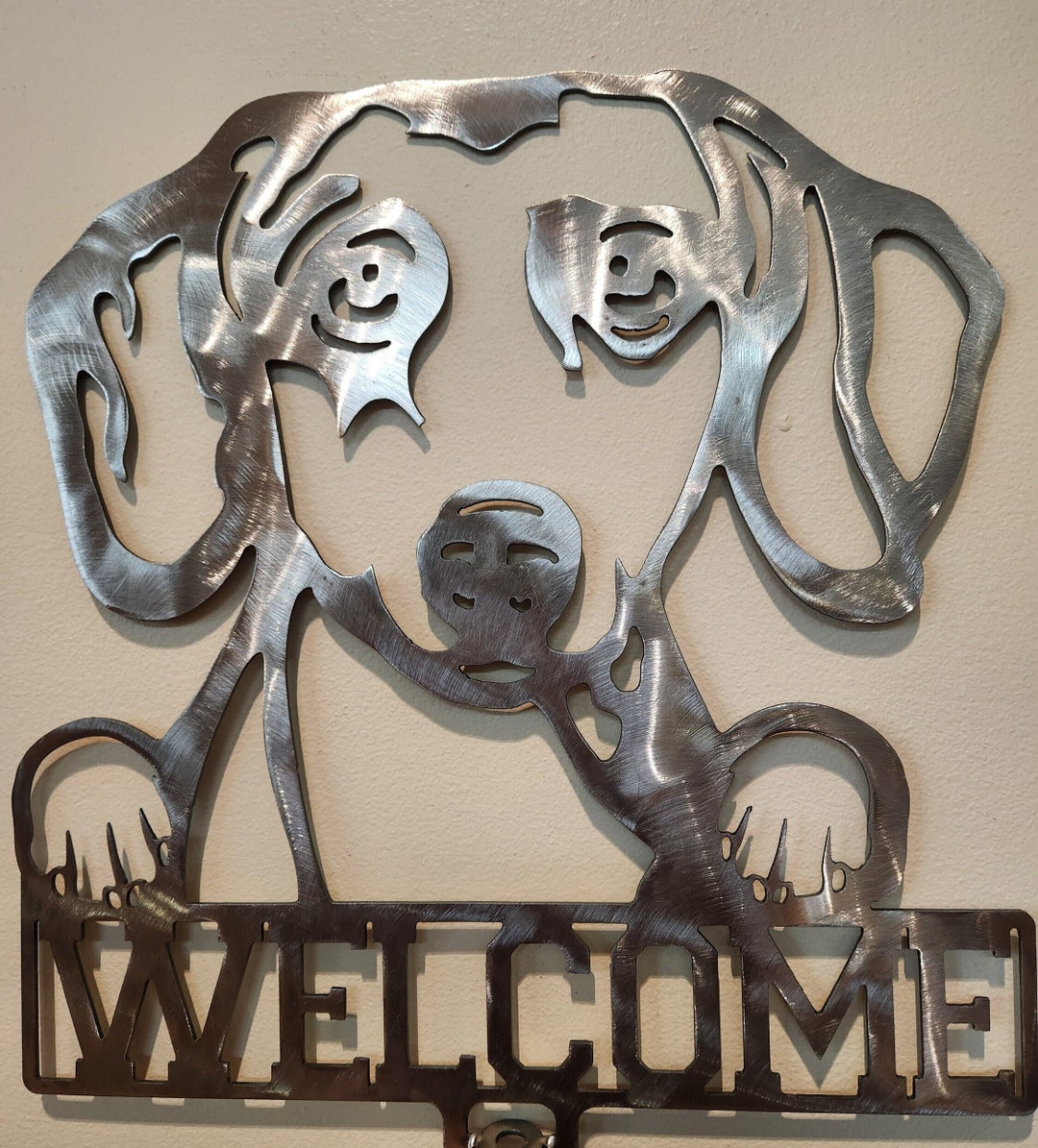Dachsund Welcome Sign Metal Yard Art - Etsy