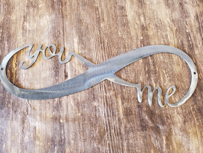 You Me Infinity Symbol Wall Hanging Sign - Etsy