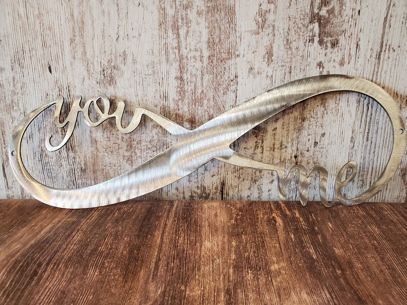 You Me Infinity Symbol Wall Hanging Sign - Etsy