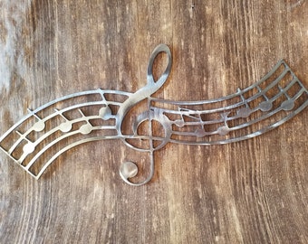 Treble Clef Wall Art | Etsy