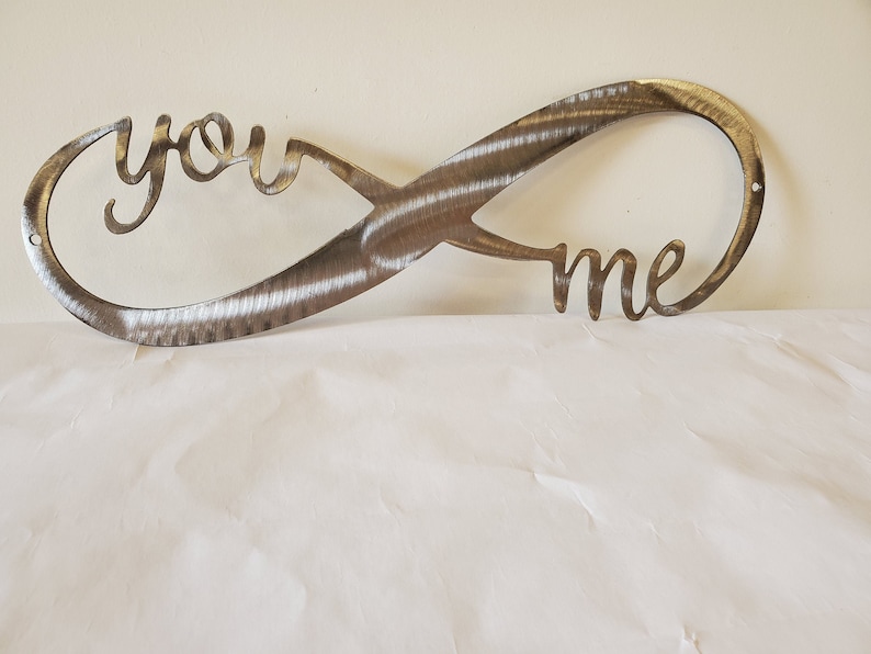 You Me Infinity Symbol Wall Hanging Sign - Etsy