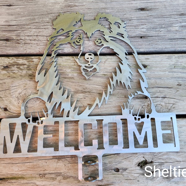 Sheltie Garden Statue - Etsy