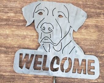 Lab Puppies Welcome Sign - Etsy