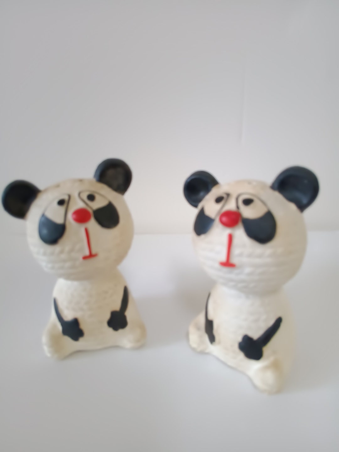 Vintage Panda Salt & Pepper Shakers. Made in Japan - Etsy