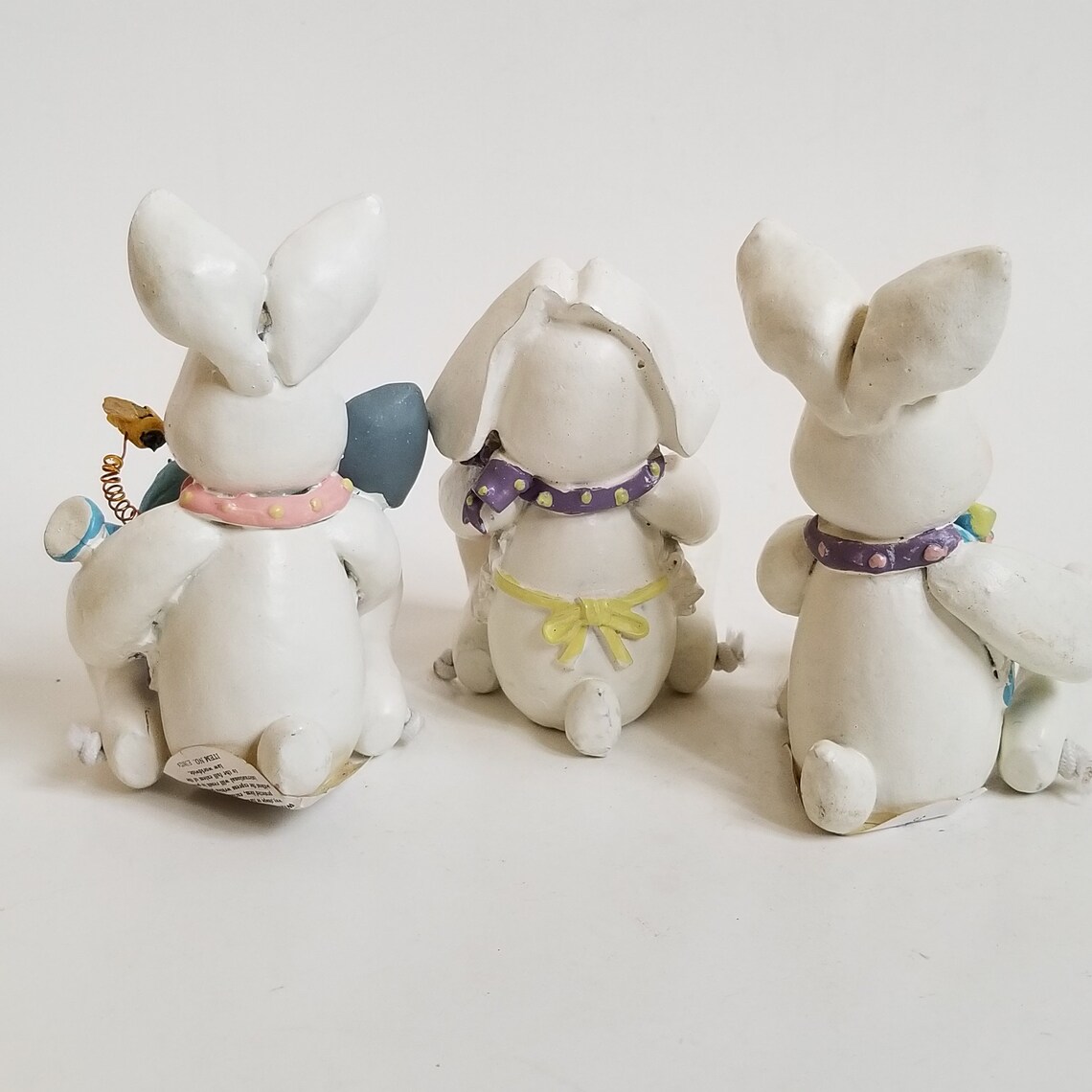 Three Vintage Bunny Rabbit Shelf Sitters - Etsy