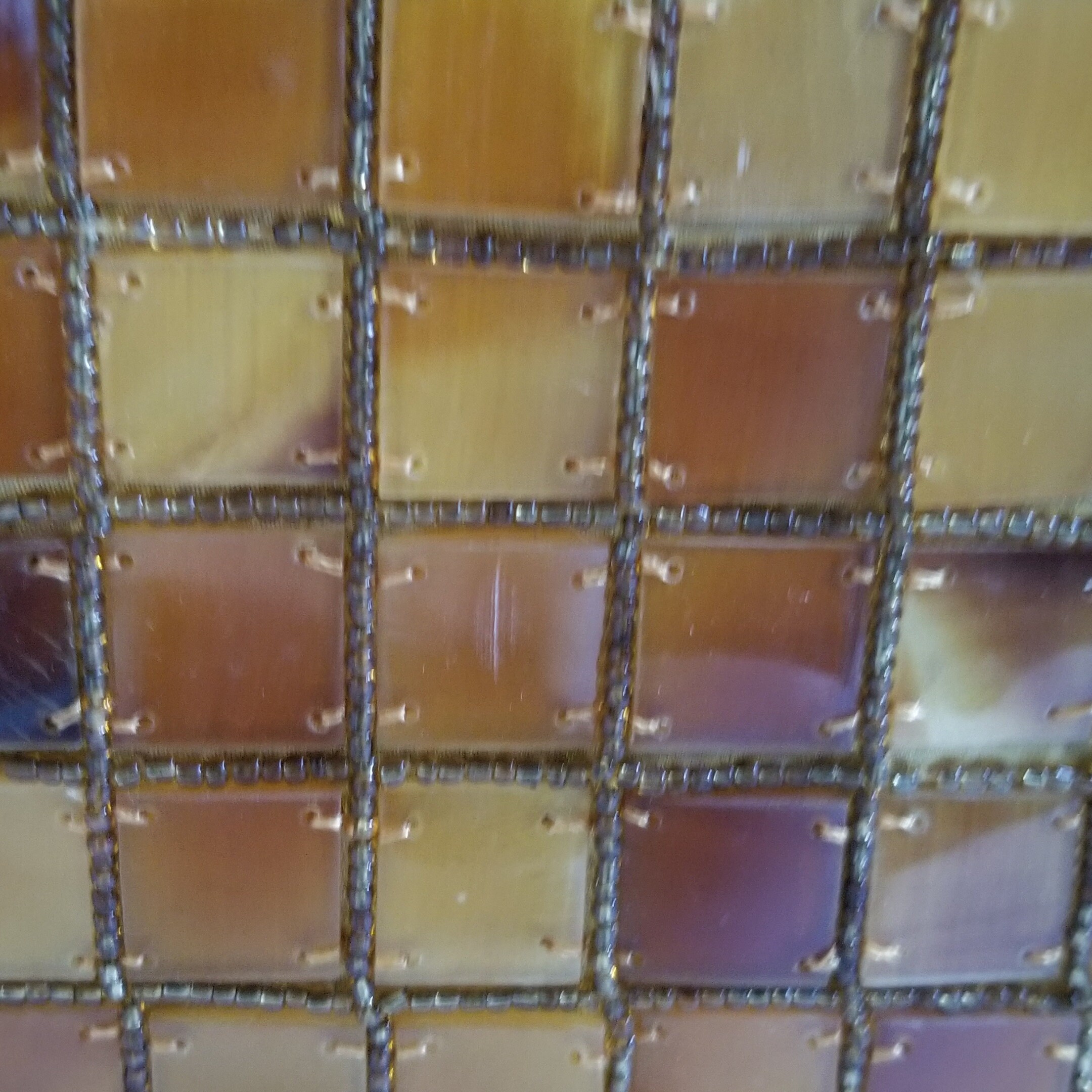 Vintage Brown Plastic Squares Handbag - Etsy