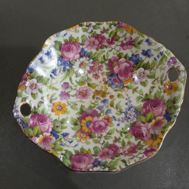 Royal Winton Summertime Candy Dish - Etsy