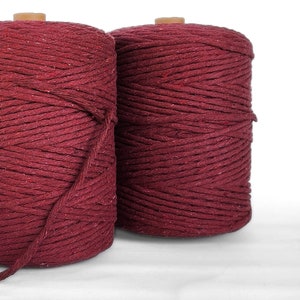 3mm Ruby Macrame String, 300 Metres - Etsy