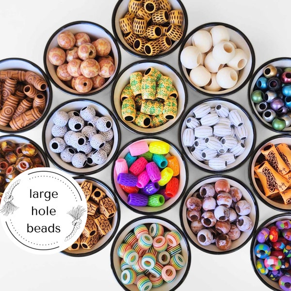 Large Macrame Beads - Etsy