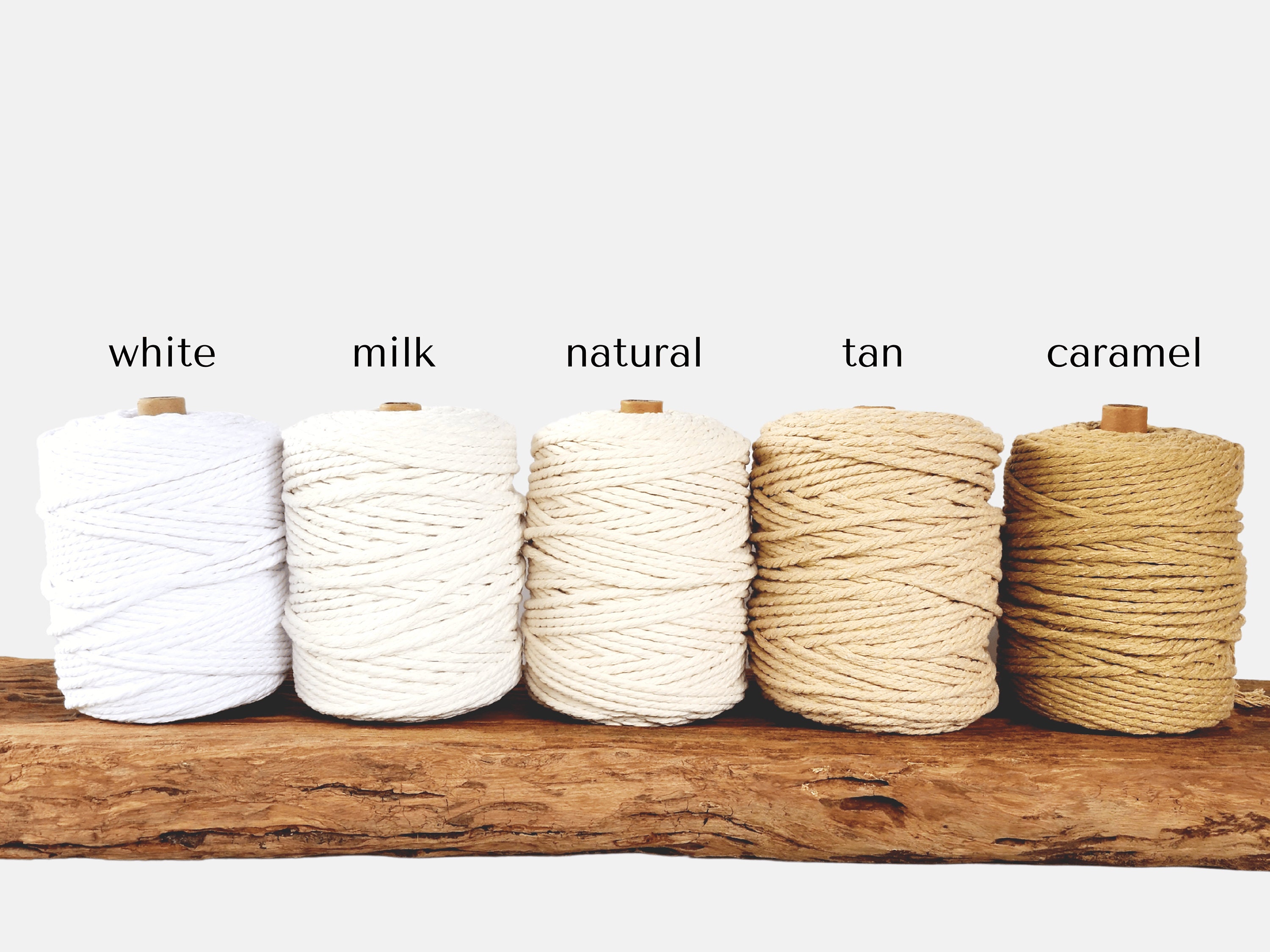 5mm Macrame Cord 1kg 3 Ply Bulk Coloured Cotton Rope 3 - Etsy
