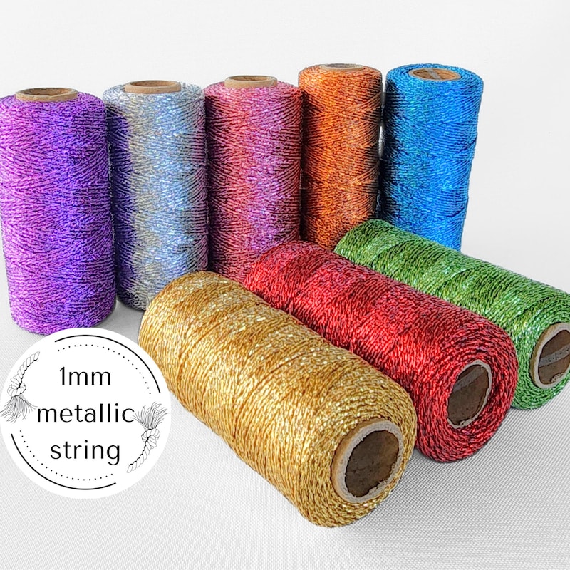 Gold Metallic Yarn - Etsy