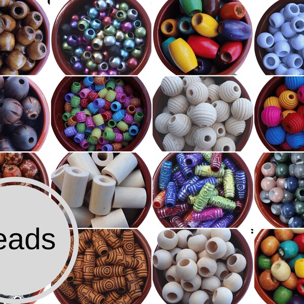 Large Macrame Beads - Etsy