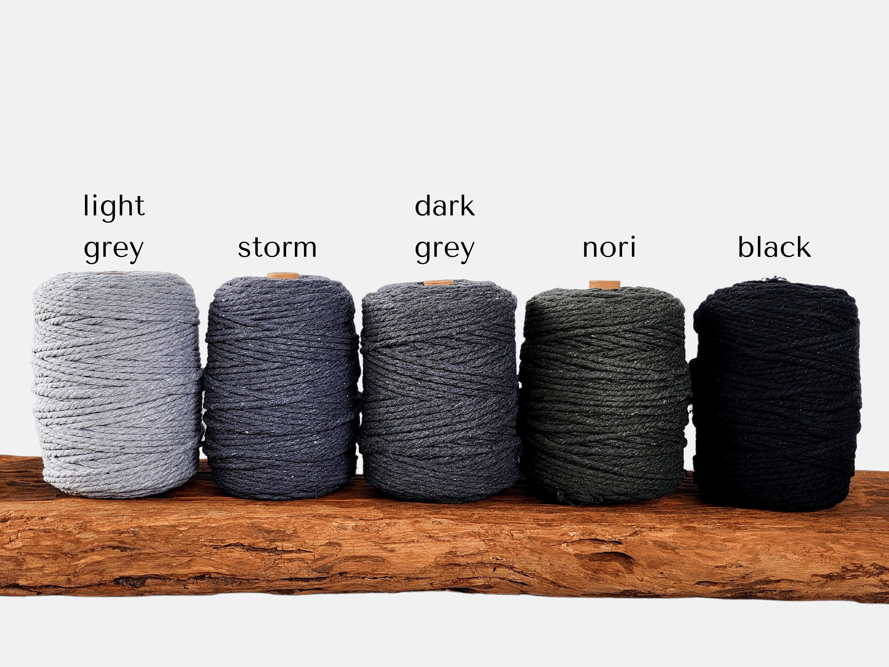 5mm Macrame Cord 1kg 3 Ply Bulk Coloured Cotton Rope 3 - Etsy