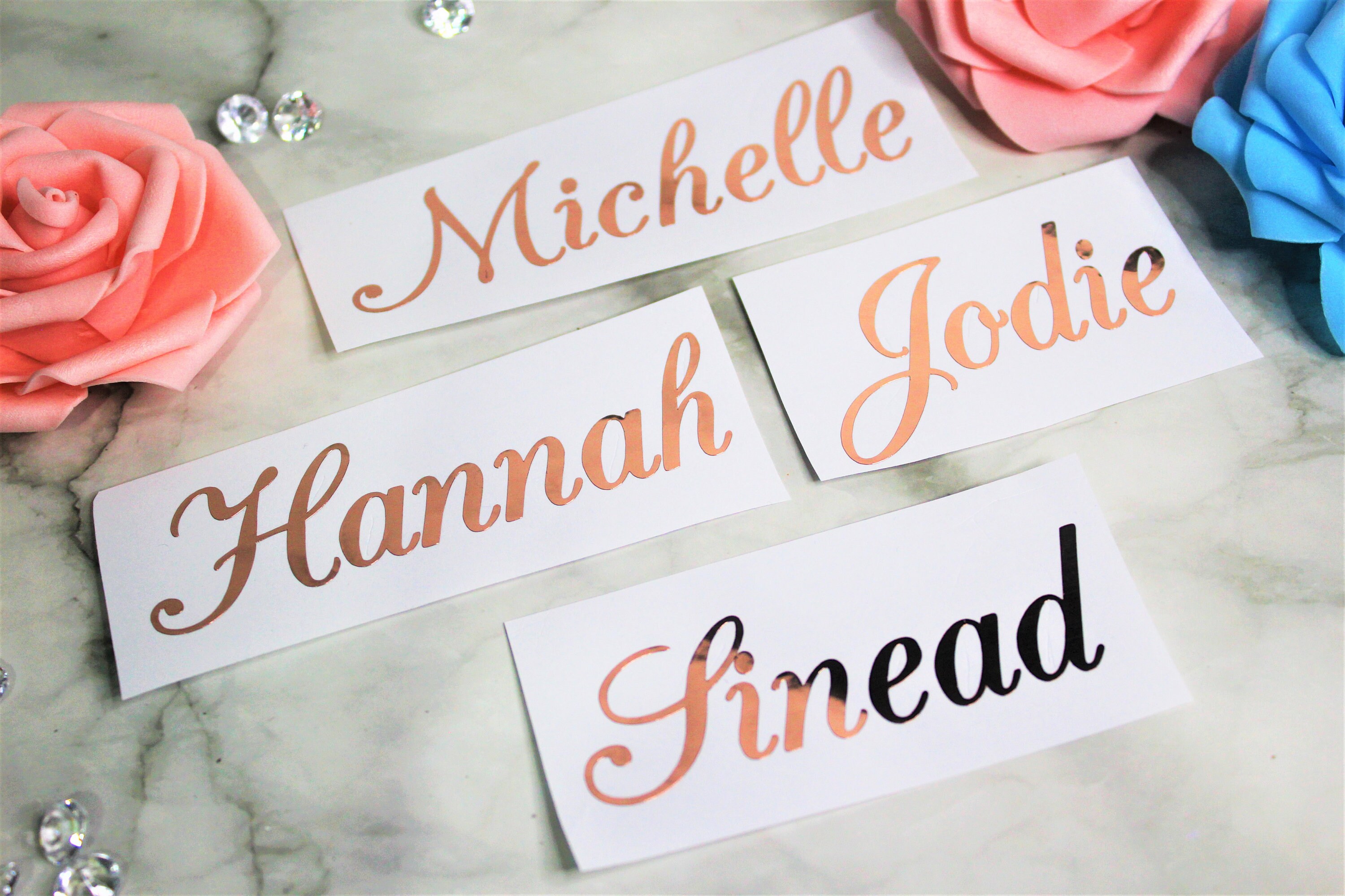 Personalised Name Vinyl Stickers Custom Name Word Vinyl | Etsy