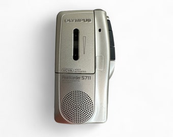 Olympus Pearlcorder Microcassette Tape Voice Recorder Player S711 Blue - Etsy