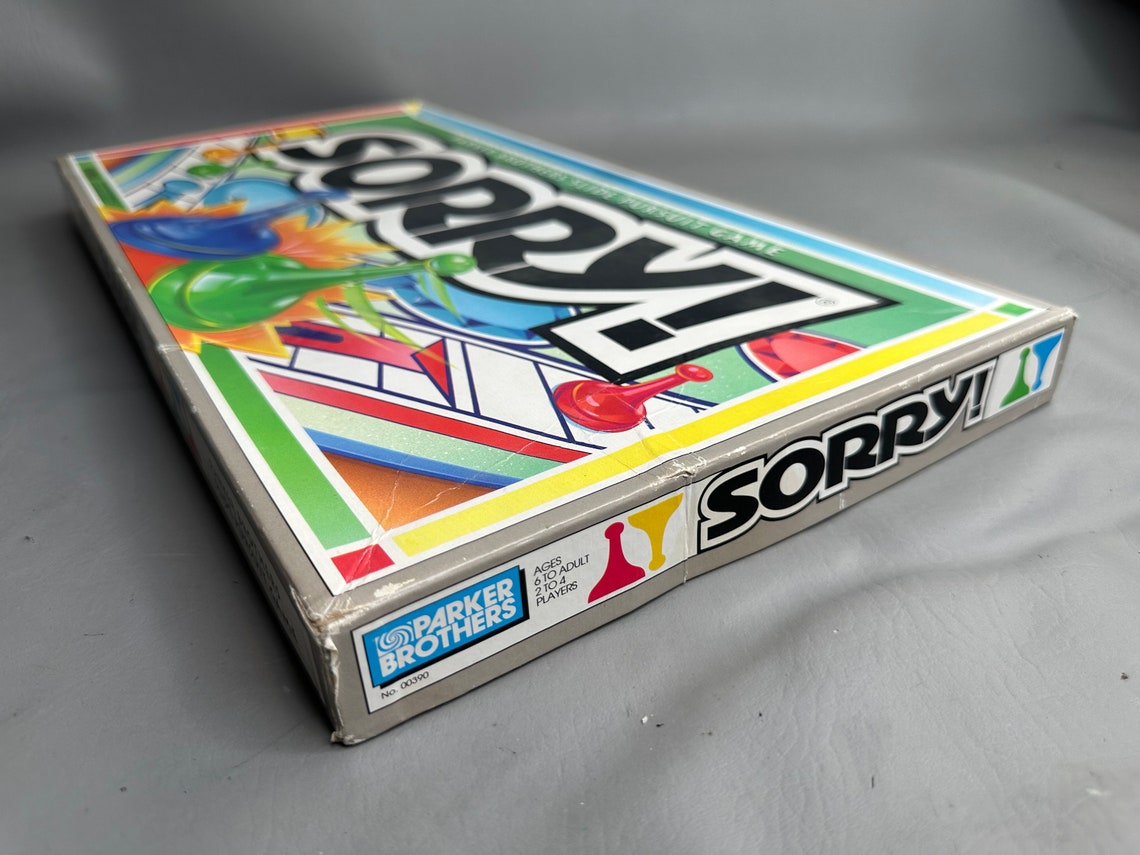 Vintage SORRY Board Game 1992 Complete - Etsy