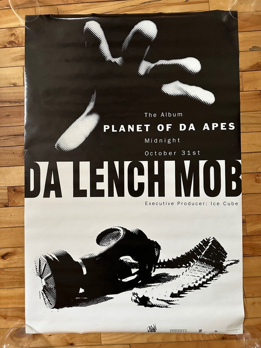 Vintage 1994 Rap Poster Da Lench Mob Planet of Da Apes 24 'x 36" Ice ...