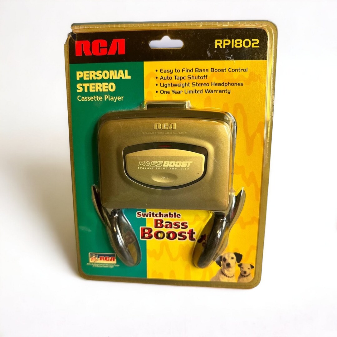 Vintage Y2K RCA Portable Cassette Player Walkman With Bass - Etsy