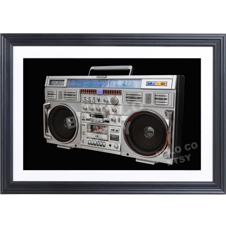 Conion C100f Boombox Poster 17 X 11 Vintage Boom Box 80's Ghetto Blaster NO FRAME - Etsy