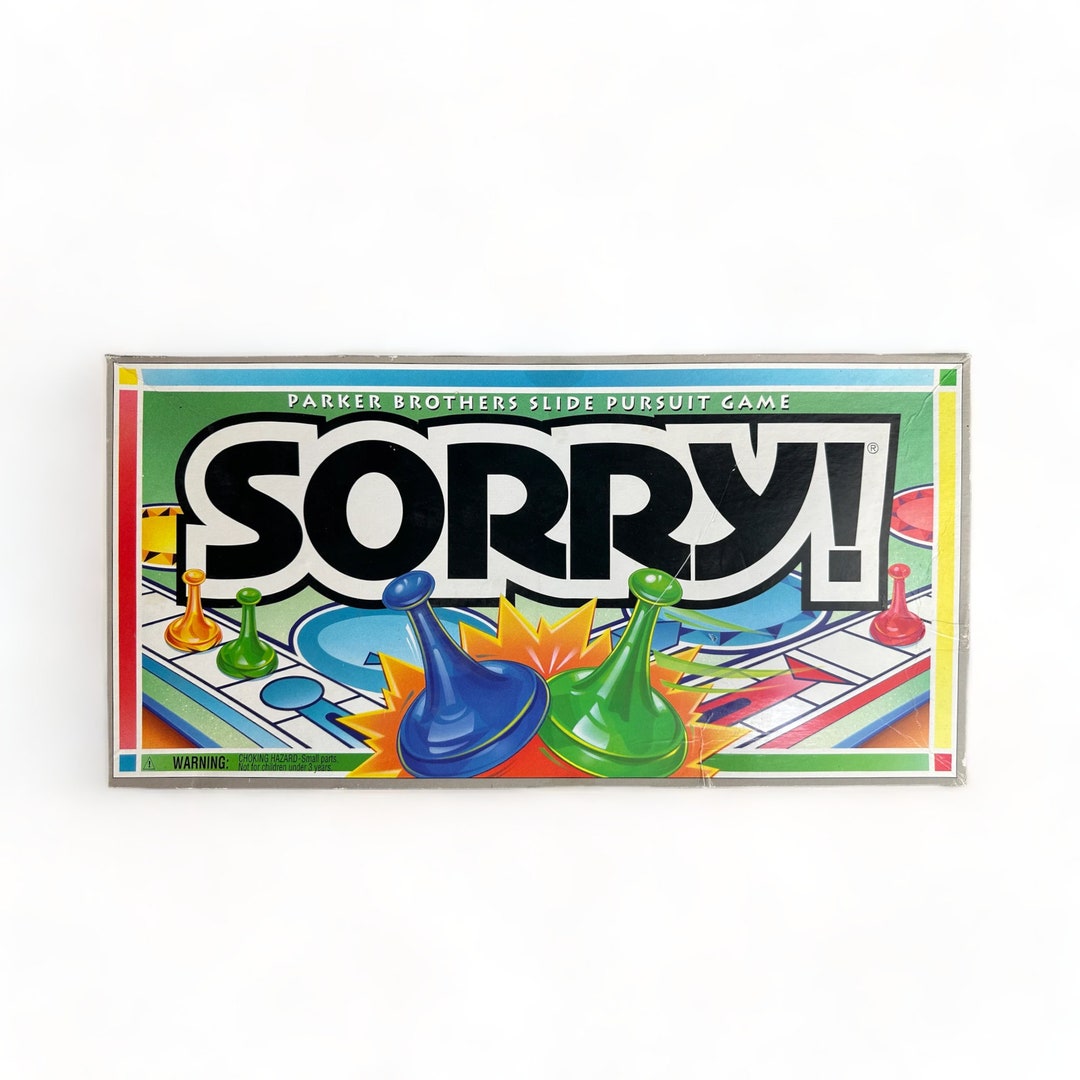 Vintage SORRY Board Game 1992 Complete - Etsy